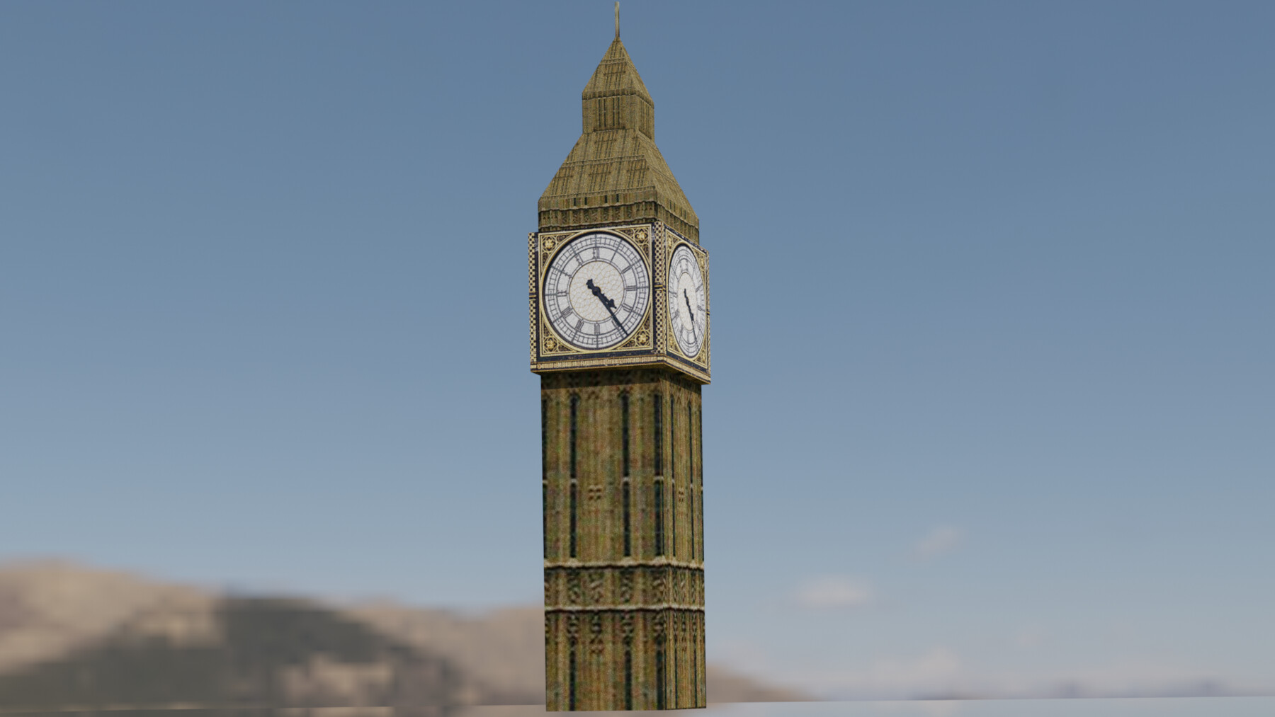 ArtStation - BIG BEN LONDON GAME READY 3D MODEL | Game Assets