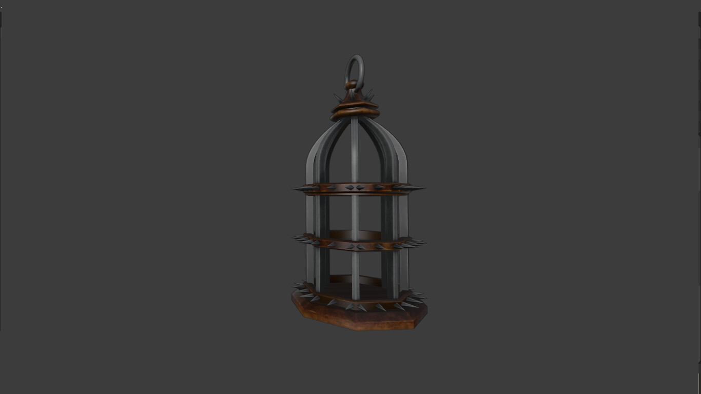 ArtStation - CAGE GAME READY 3D MODEL | Game Assets