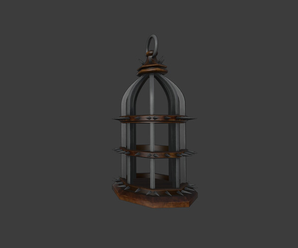 ArtStation - CAGE GAME READY 3D MODEL | Game Assets