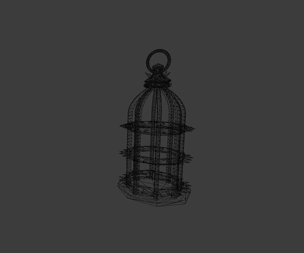 ArtStation - CAGE GAME READY 3D MODEL | Game Assets