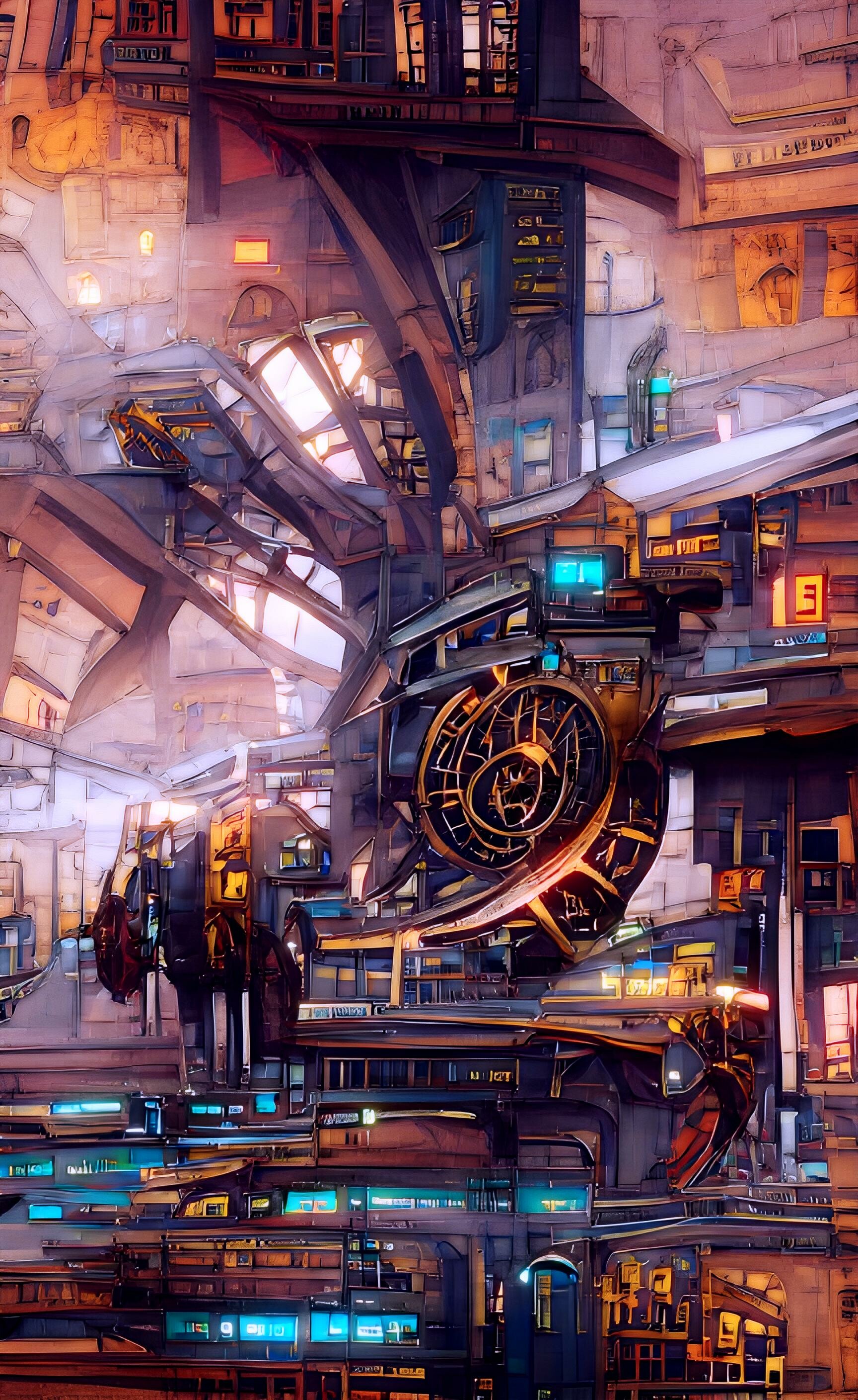 ArtStation - Steampunk Station texture pack Glow Light | Game Assets