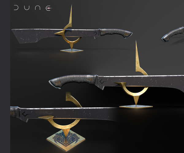 ArtStation - DUNE Sword of Harkonnen | Game Assets