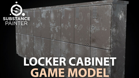 ArtStation - Locker cabinet - 05 | Game Assets