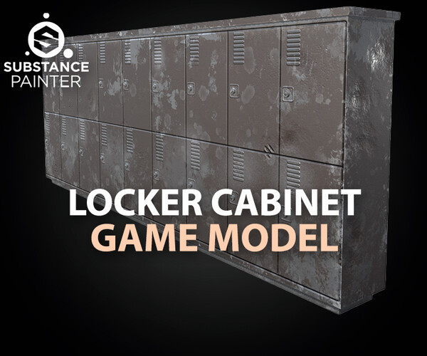 ArtStation - Locker cabinet - 05 | Game Assets