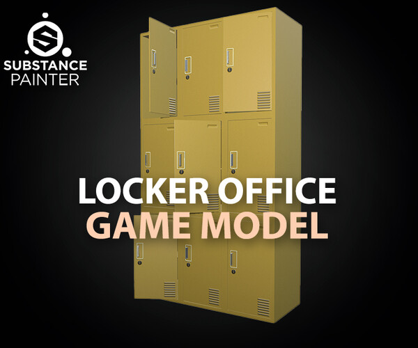 ArtStation - Locker Office - 04 | Game Assets