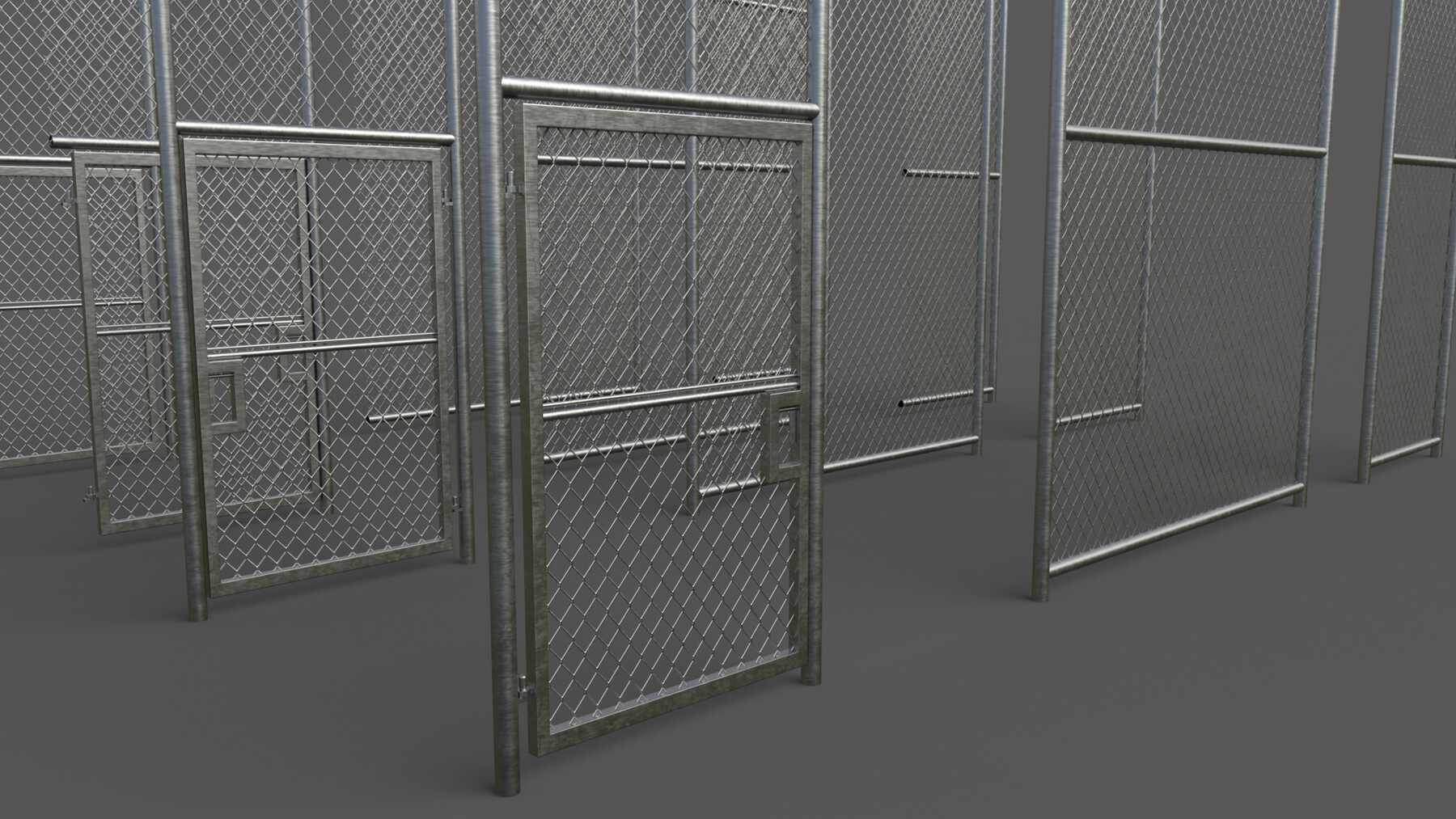 ArtStation - PBR Chain Link Fence For Court A | Game Assets