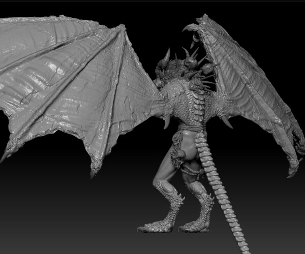 ArtStation - Harpy Vampire Sculpt | Resources