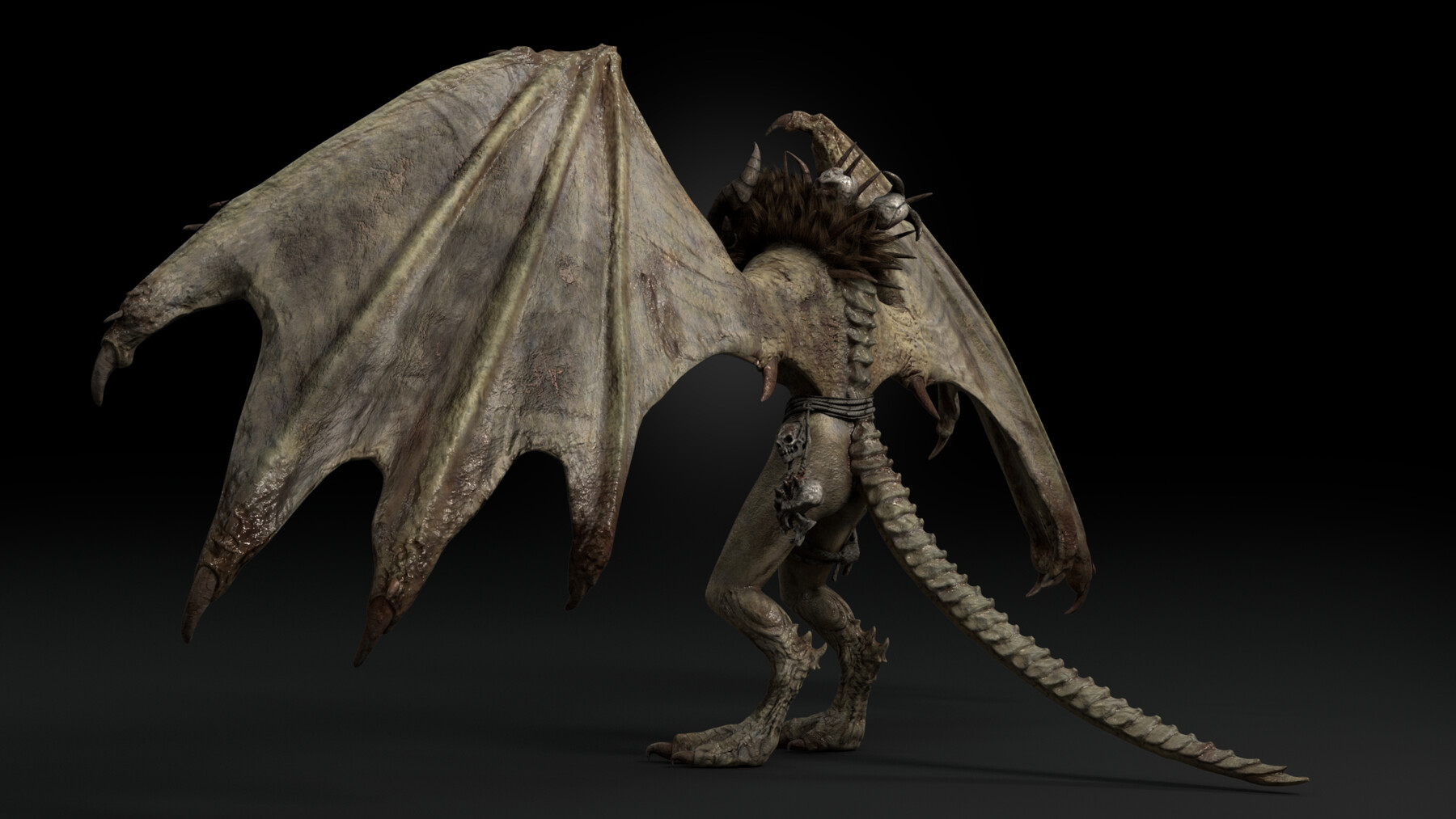 ArtStation - Harpy Vampire Low-poly 3D model | Resources