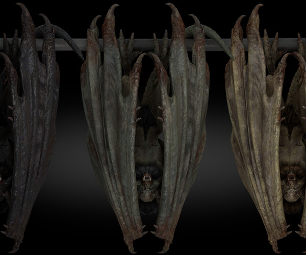 ArtStation - Harpy Vampire Low-poly 3D model | Resources