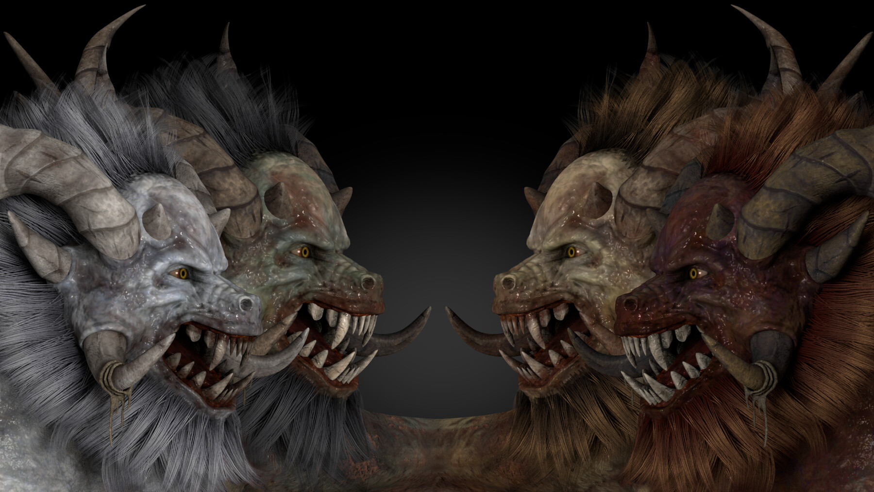 ArtStation - Harpy Vampire Low-poly 3D model | Resources