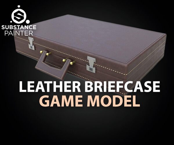 ArtStation - Leather Briefcase-PBR | Game Assets