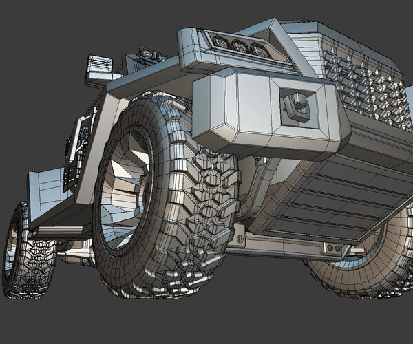 ArtStation - Wildtruck Version 1 | Game Assets