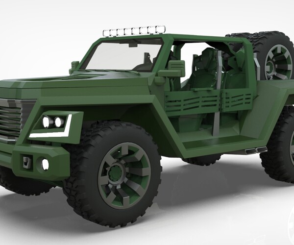 ArtStation - WildTruck Version 2 | Game Assets