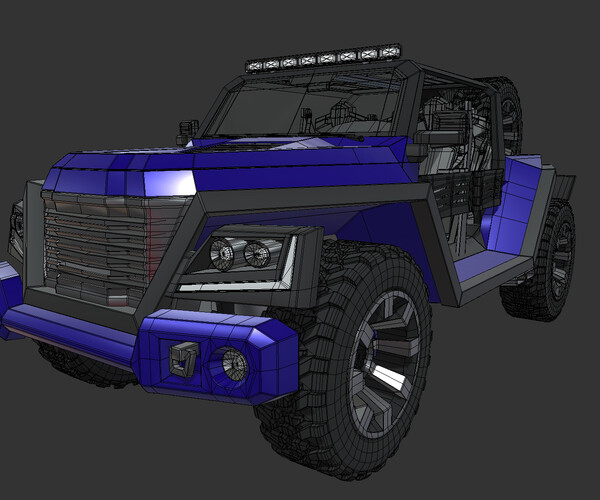 ArtStation - WildTruck Version 2 | Game Assets