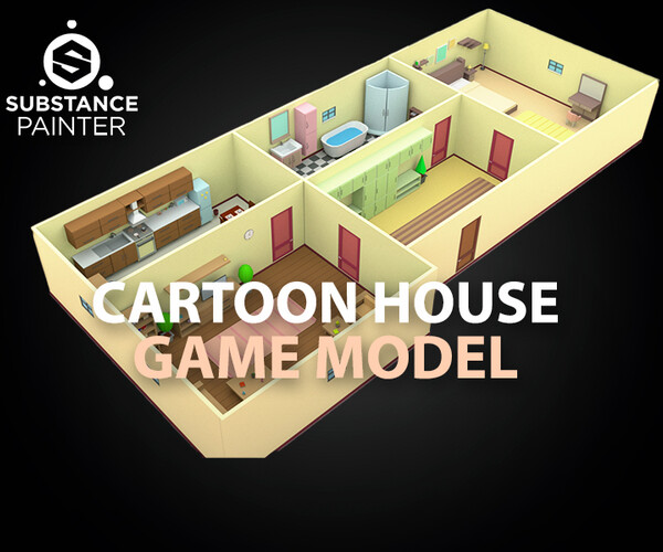 ArtStation - Cartoon House | Game Assets