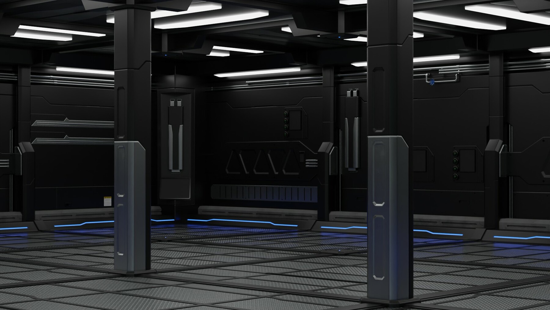 ArtStation - Sci Fi Modular Interior 1A | Game Assets