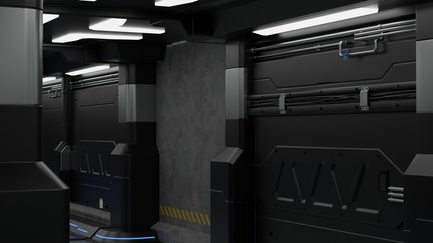 ArtStation - Sci Fi Modular Interior 1A | Game Assets
