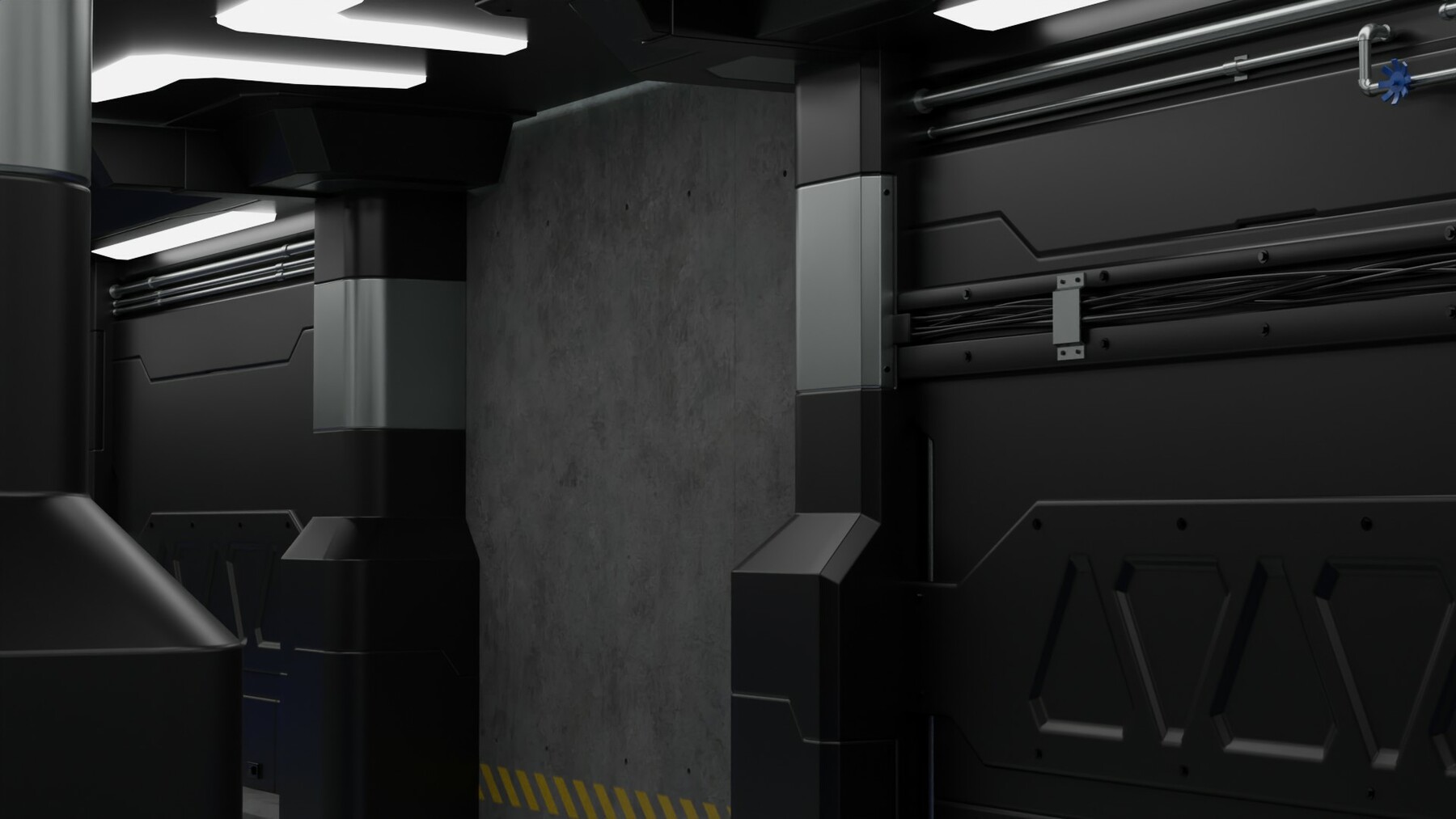 ArtStation - Sci Fi Modular Interior 1B | Game Assets