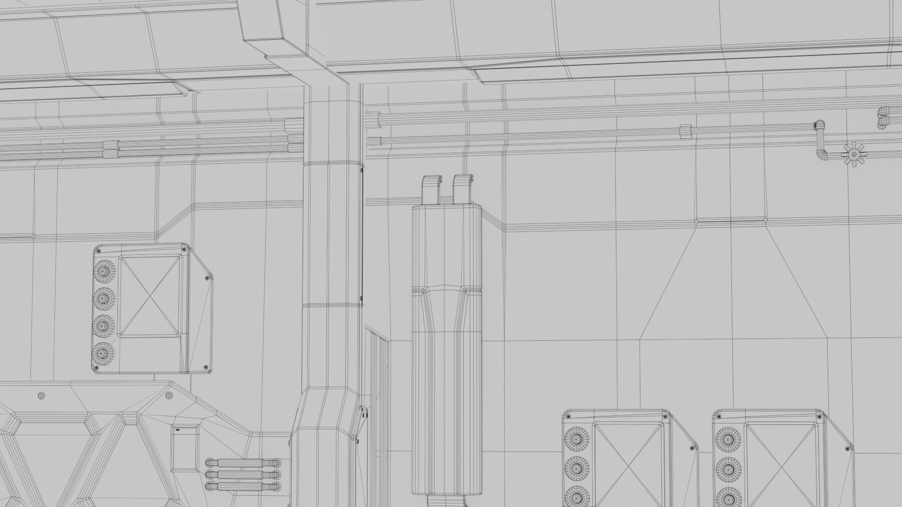 ArtStation - Sci Fi Modular Interior 1B | Game Assets