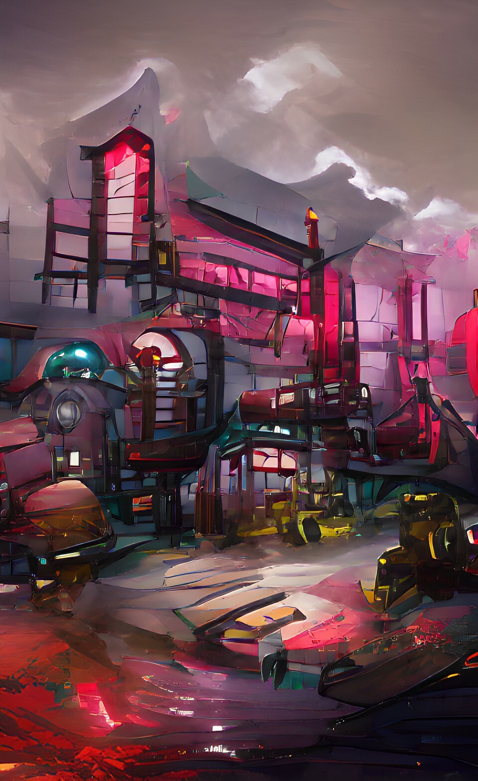 ArtStation - Mega factory 700 image background pack | Artworks