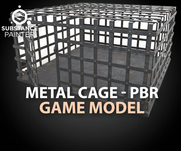 ArtStation - Metal Cage - PBR | Game Assets