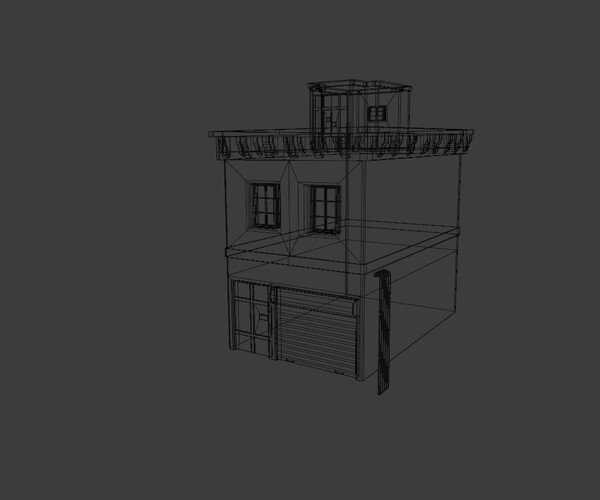 ArtStation - HOUSE GAME READY 3D MODEL | Game Assets