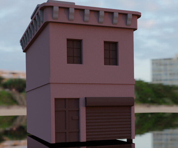 ArtStation - HOUSE GAME READY 3D MODEL | Game Assets