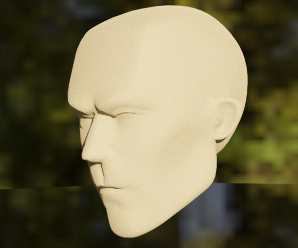 ArtStation - HUMAN FACE GAME READY 3D MODEL | Resources