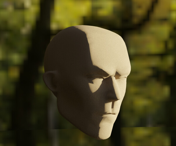 ArtStation - HUMAN FACE GAME READY 3D MODEL | Resources