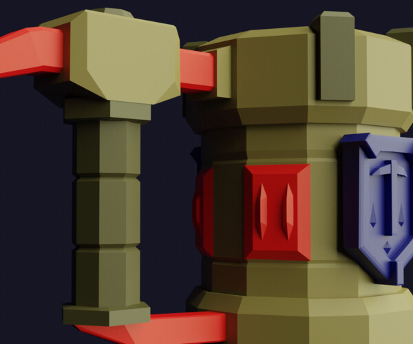 ArtStation - Beer mug from Deep Rock Galactic - keychain | Game Assets