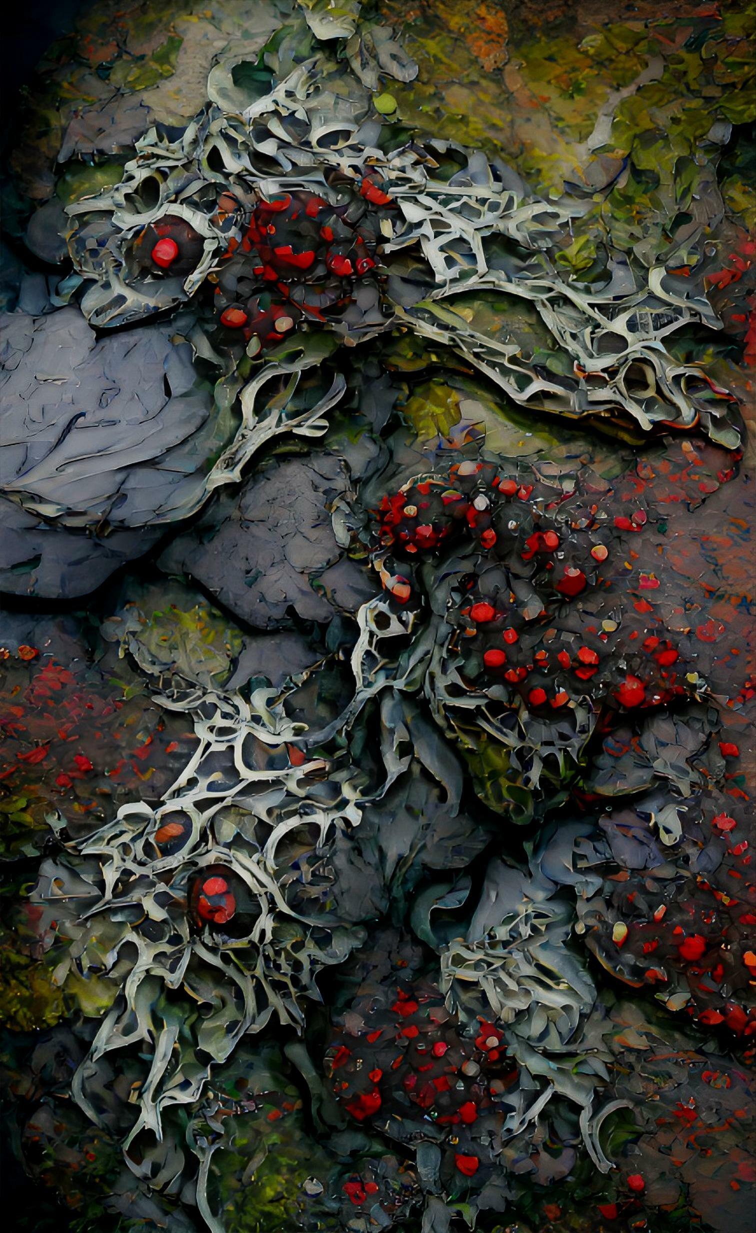 ArtStation - Ground Lichen ultra detail Texture pack 3500 jpg Random ...
