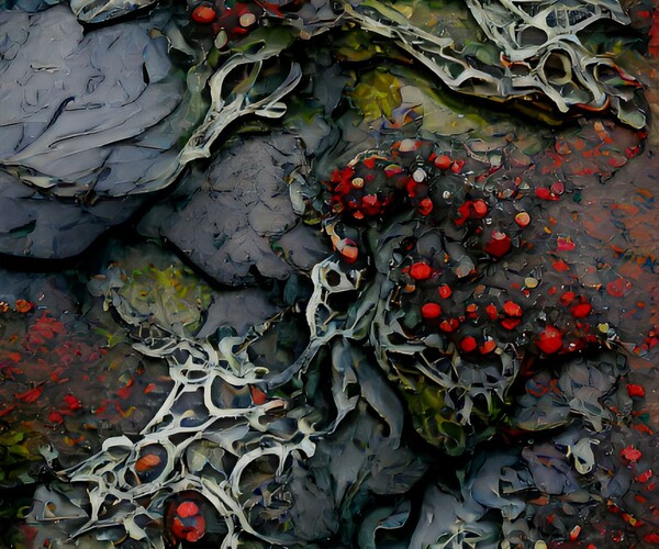 ArtStation - Ground Lichen ultra detail Texture pack 3500 jpg Random ...