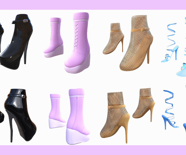 ArtStation - Maya Modular Girl | Game Assets