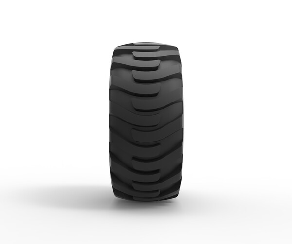 ArtStation - 3D printable Diecast Demolition derby rear wheel 2 Scale 1 ...
