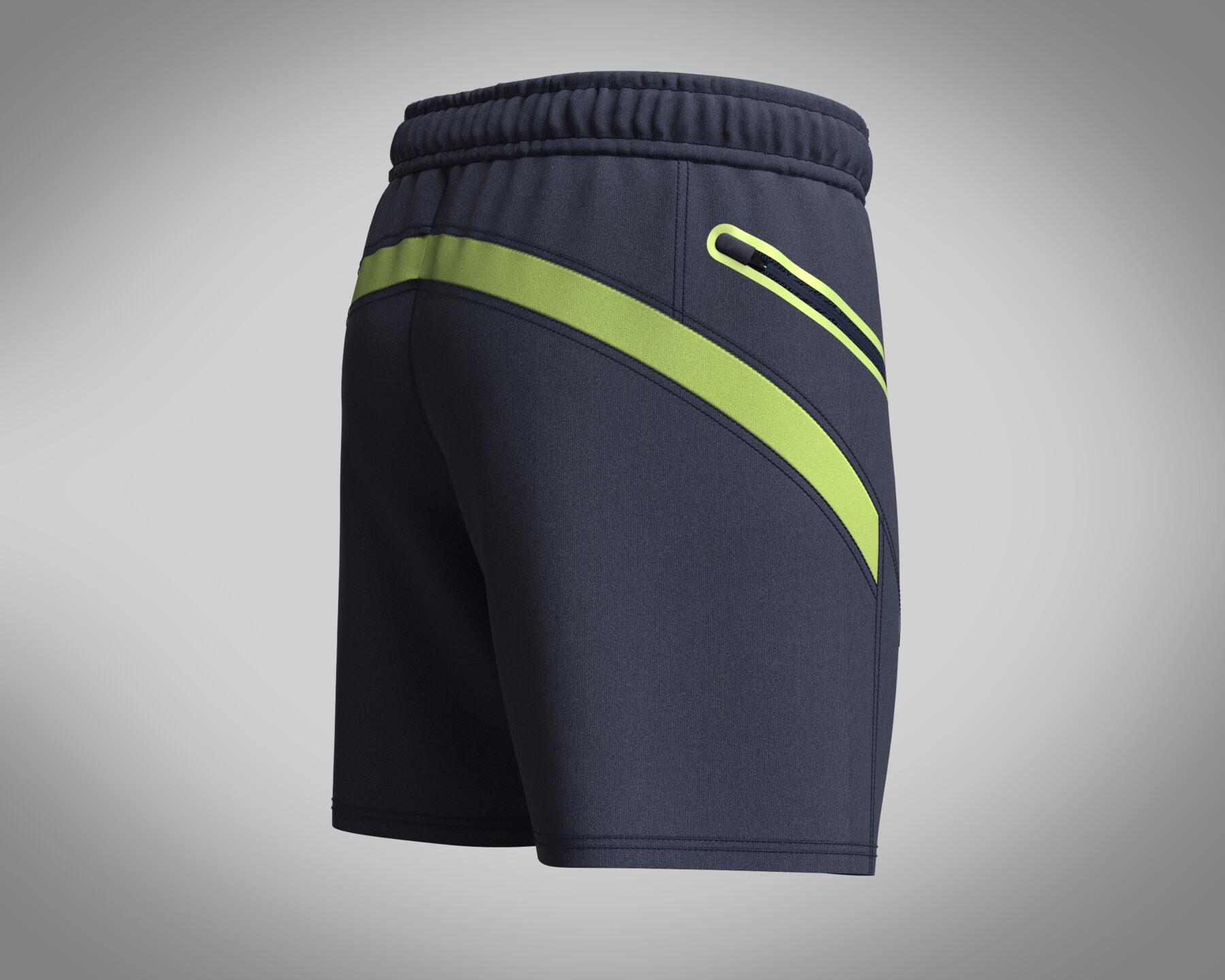 ArtStation - Men's Shorts-Neon and Blue | Resources