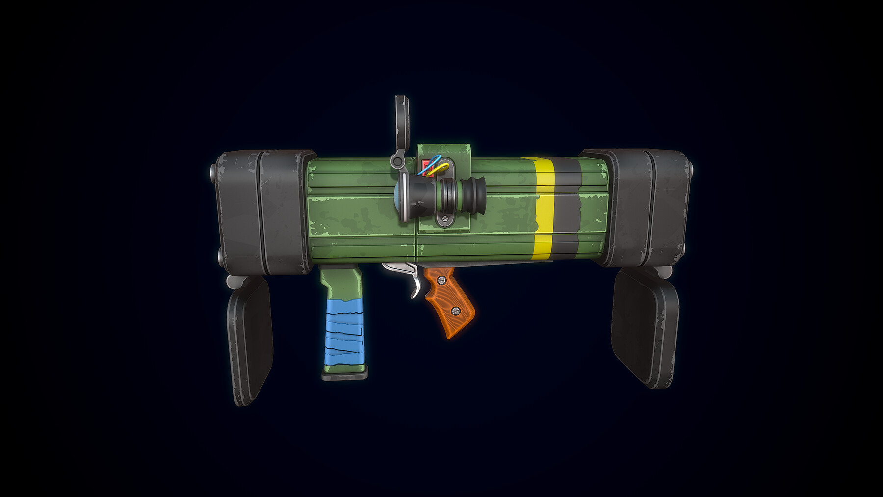 ArtStation - Stylized Rocket Launcher | Game Assets