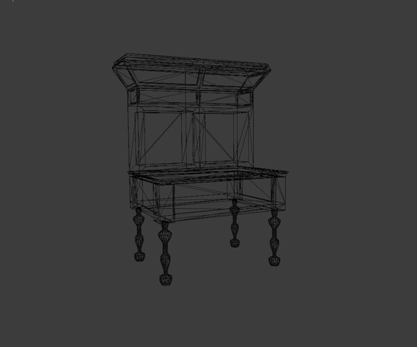 ArtStation - OLD FURNITURE GAME READY 3D MODEL | Game Assets