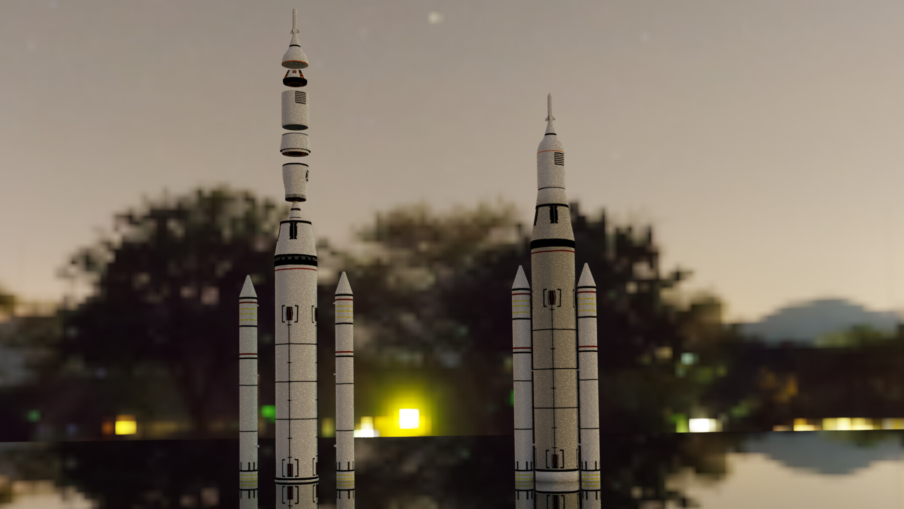 ArtStation - ROCKET GAME READY 3D MODEL | Game Assets