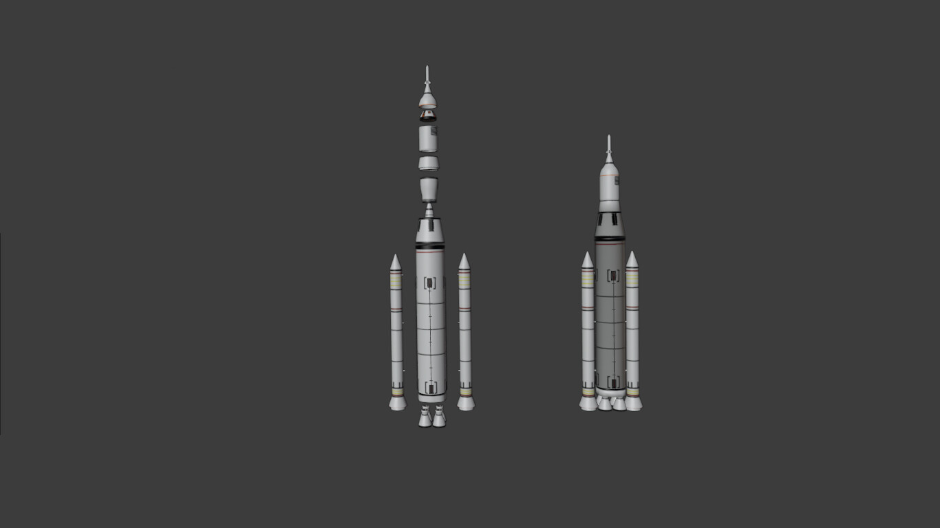 ArtStation - ROCKET GAME READY 3D MODEL | Game Assets