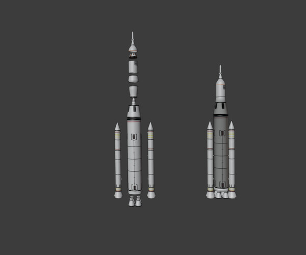 ArtStation - ROCKET GAME READY 3D MODEL | Game Assets