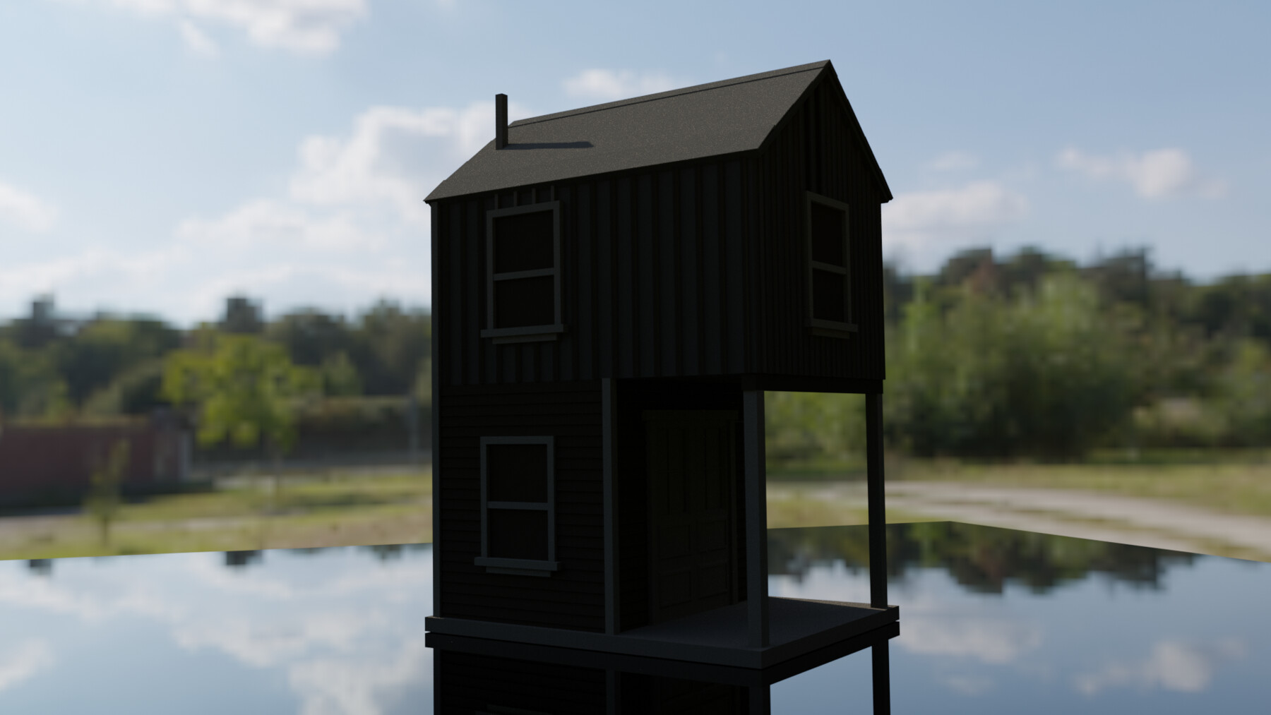 ArtStation - SMALL HOUSE GAME READY 3D MODEL | Game Assets
