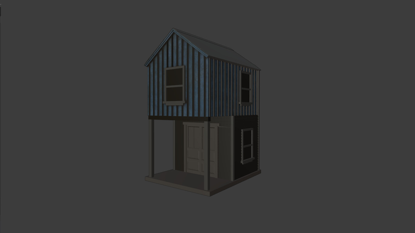 ArtStation - SMALL HOUSE GAME READY 3D MODEL | Game Assets