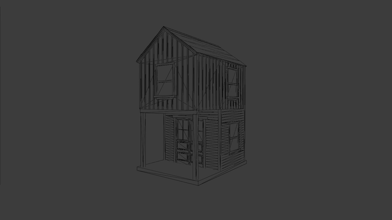 ArtStation - SMALL HOUSE GAME READY 3D MODEL | Game Assets