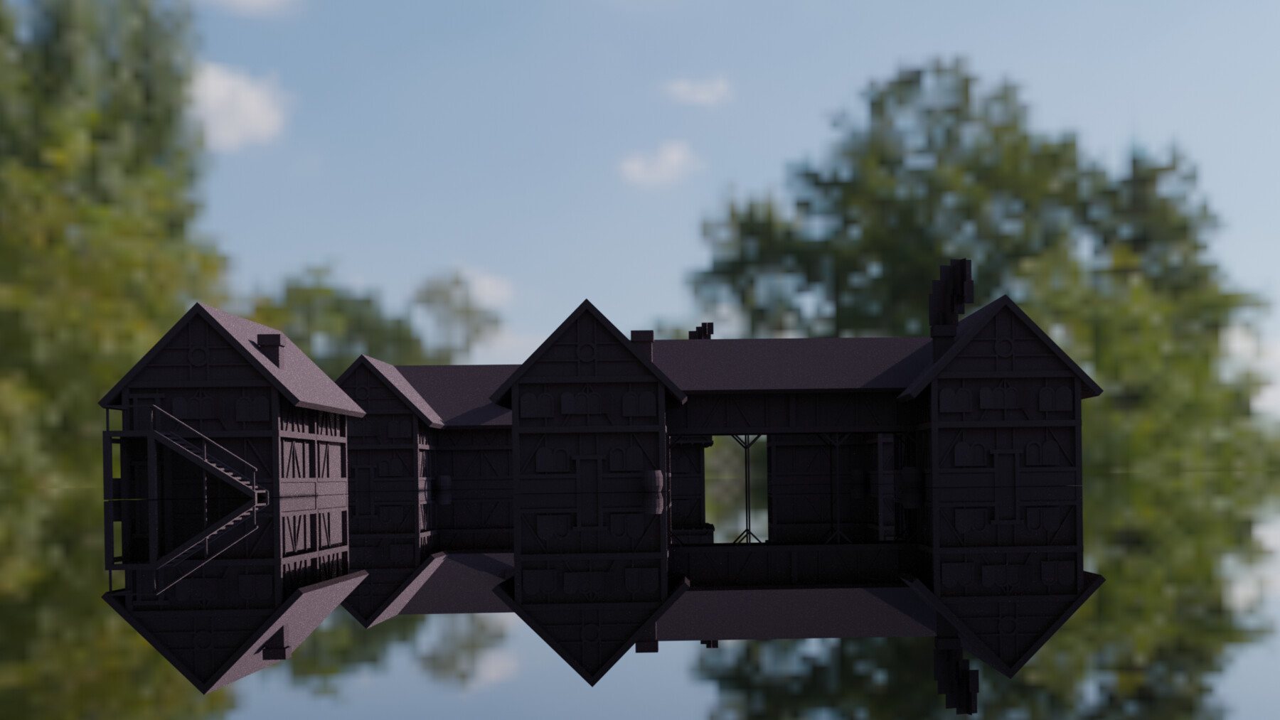 ArtStation - SMALL HOUSES GAME READY 3D MODEL | Game Assets
