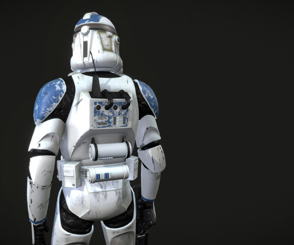 ArtStation - Clone trooper phase 2 501st elite legion | Resources