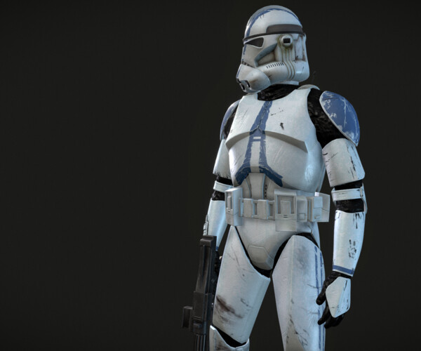 ArtStation - Clone trooper phase 2 501st elite legion | Resources