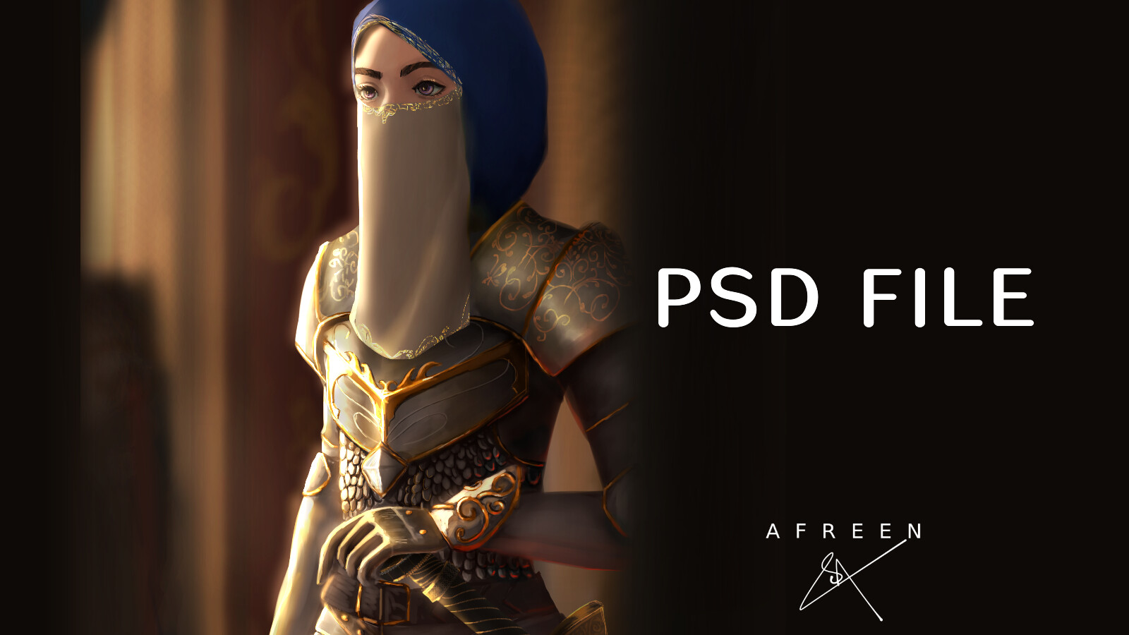 ArtStation - Warrior _PSD_AFREEN | Artworks