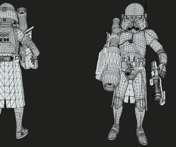 ArtStation - Clone heavy trooper phase 2 | Resources