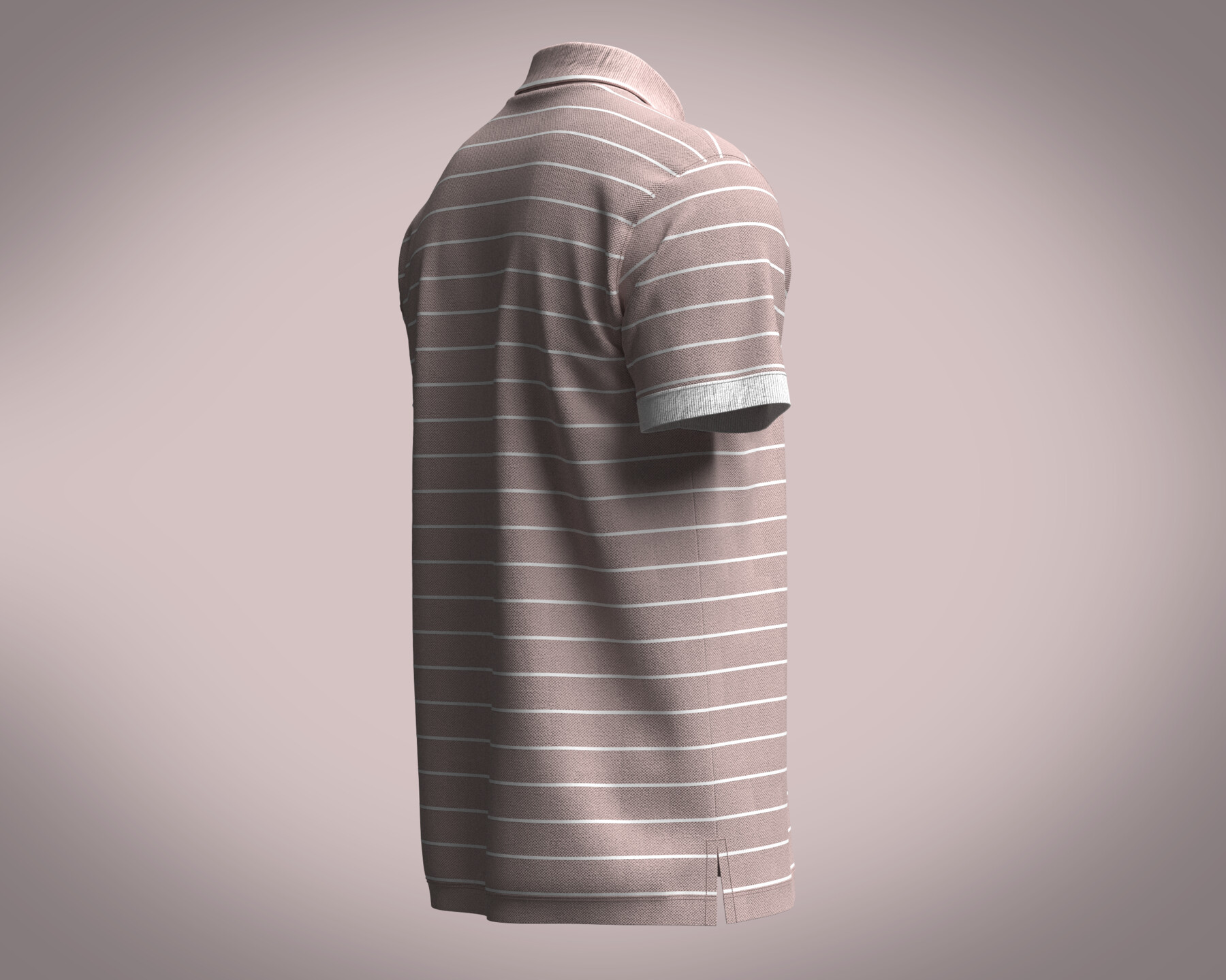 ArtStation - Men's Stripe Polo | Resources