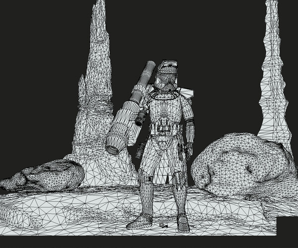 ArtStation - Clone Heavy Trooper Phase 1 | Resources